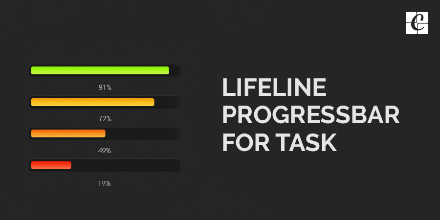 Lifeline Progress Bar for Task in Odoo