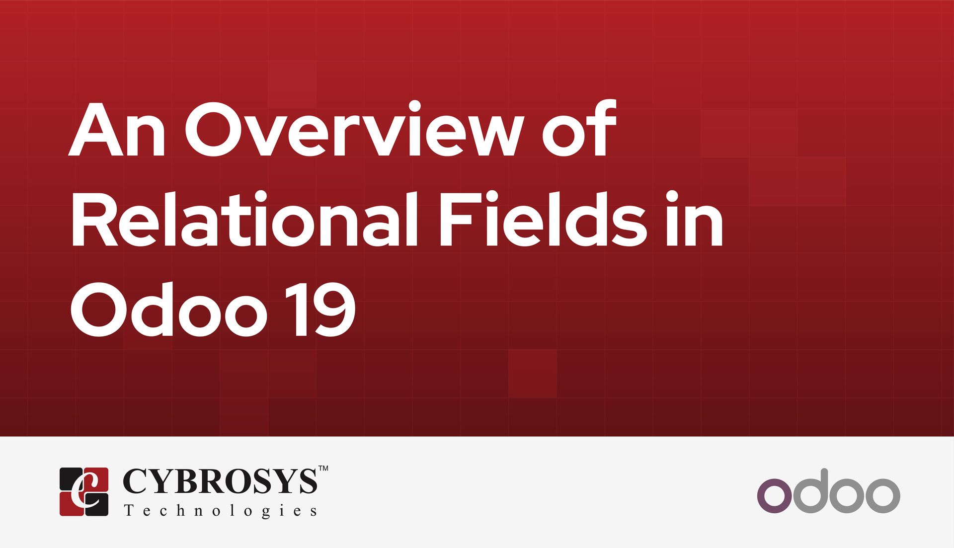 An Overview of Relational Fields in Odoo 19