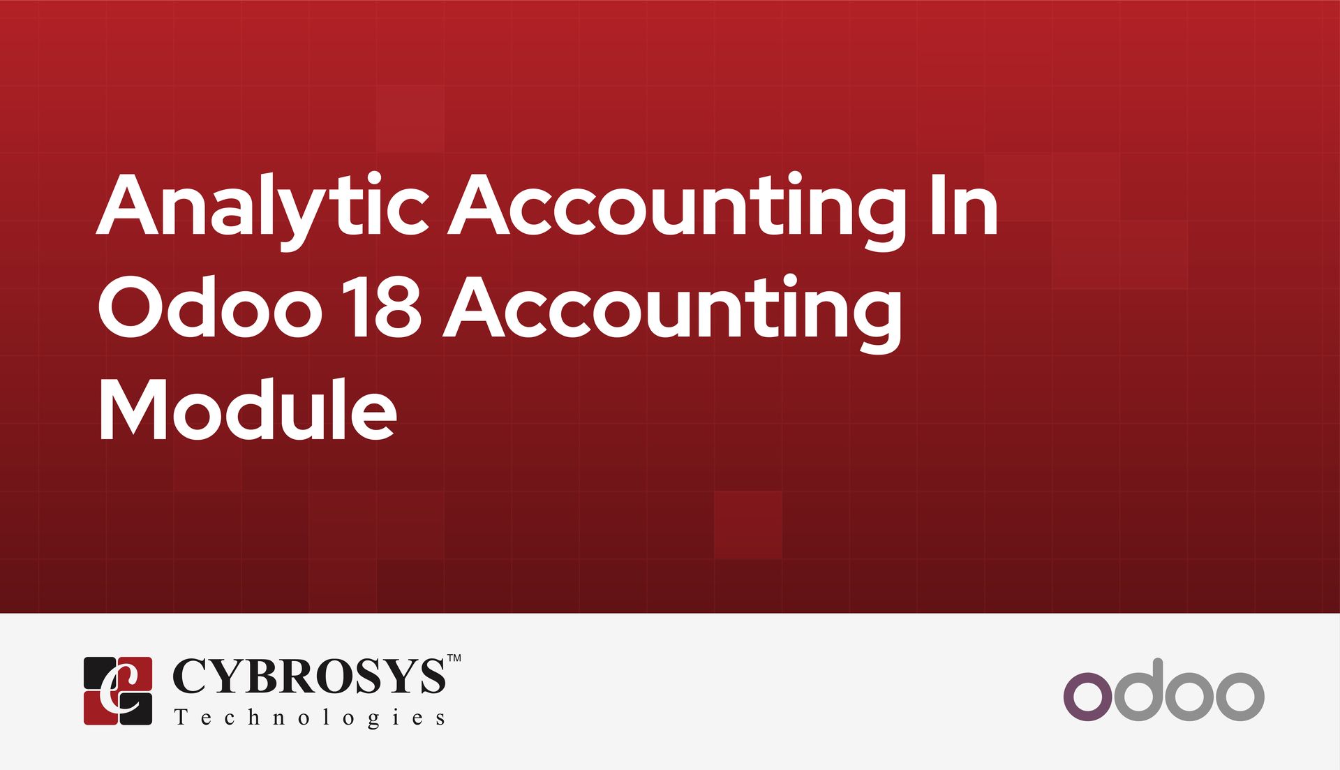 Analytic Accounting In Odoo 18 Accounting Module