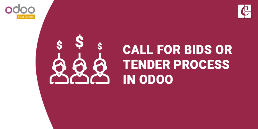 Call for bids or tender process in Odoo