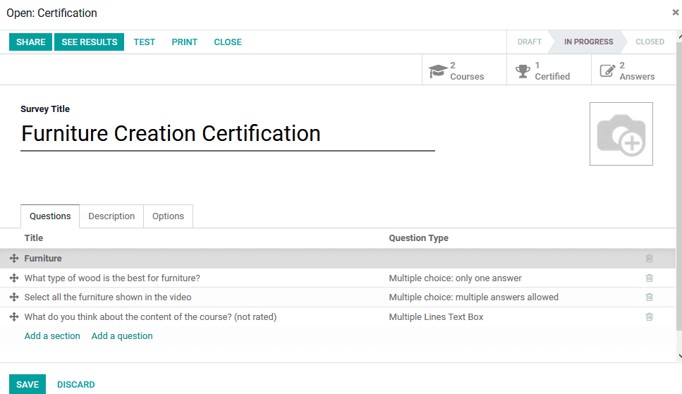 Certification in Odoo 14 e-Learning