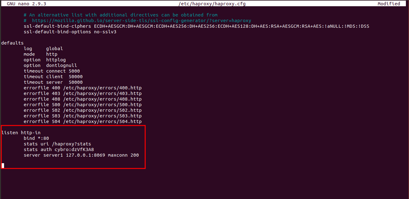 Configuring Haproxy High Availability Proxy With Odoo