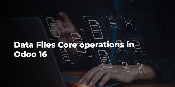 Data Files Core operations in Odoo 16