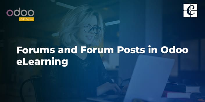 Forums and forum posts in Odoo eLearning