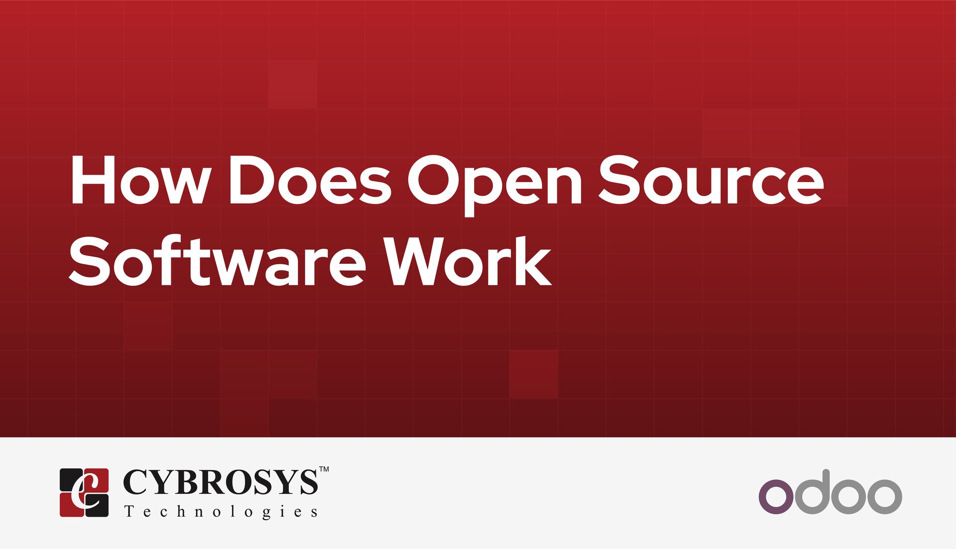How Does Open Source Software Work