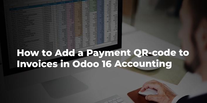 How to Add a Payment QR-code to Invoices in Odoo 16 Accounting