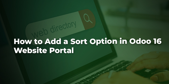 How to Add a Sort Option in Odoo 16 Website Portal
