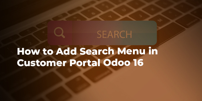 How to Add Search Menu in Customer Portal Odoo 16