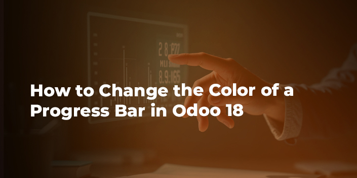 How to Change the Color of a Progress Bar in Odoo 18
