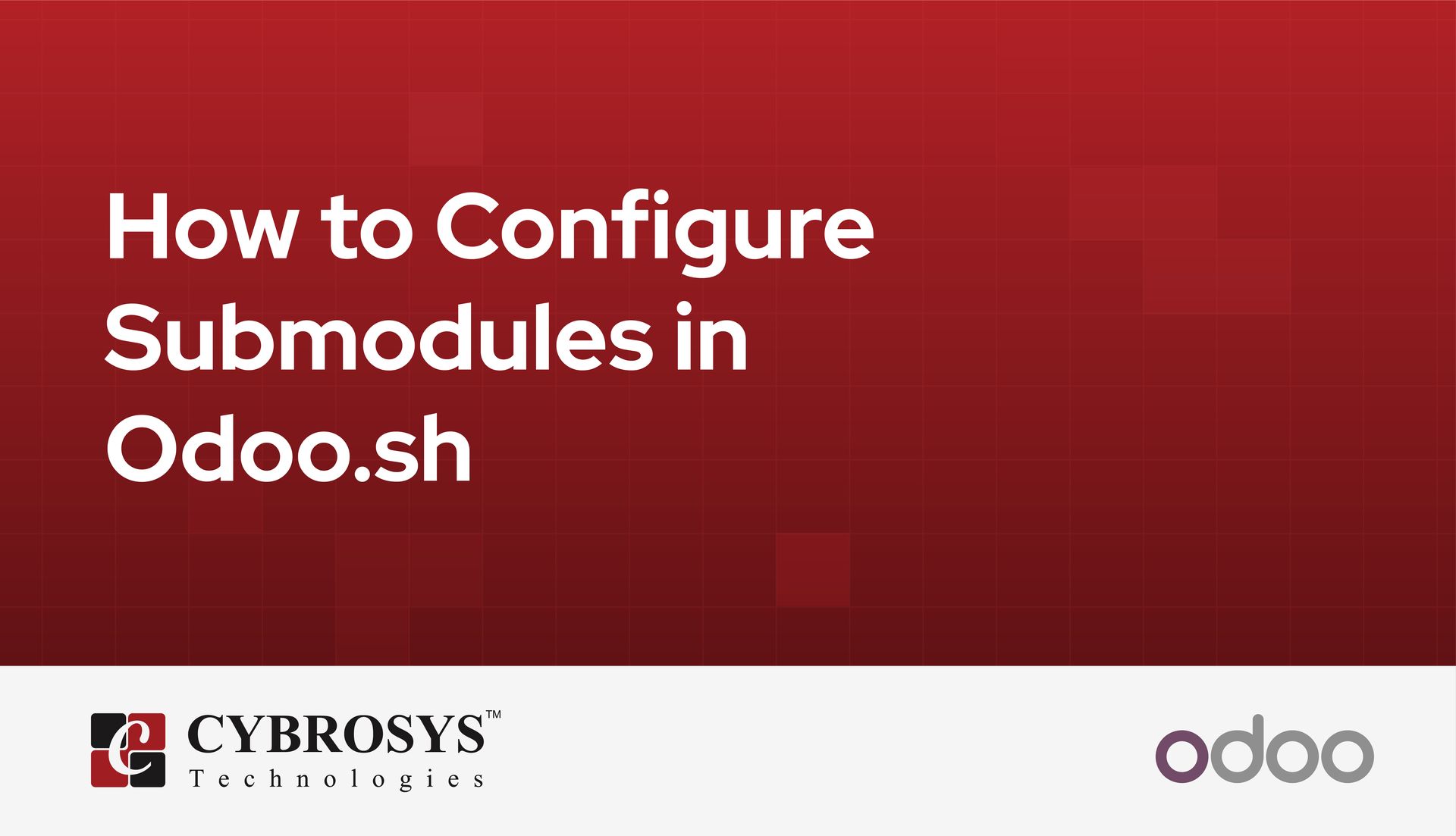 How to Configure Submodules in Odoo.sh
