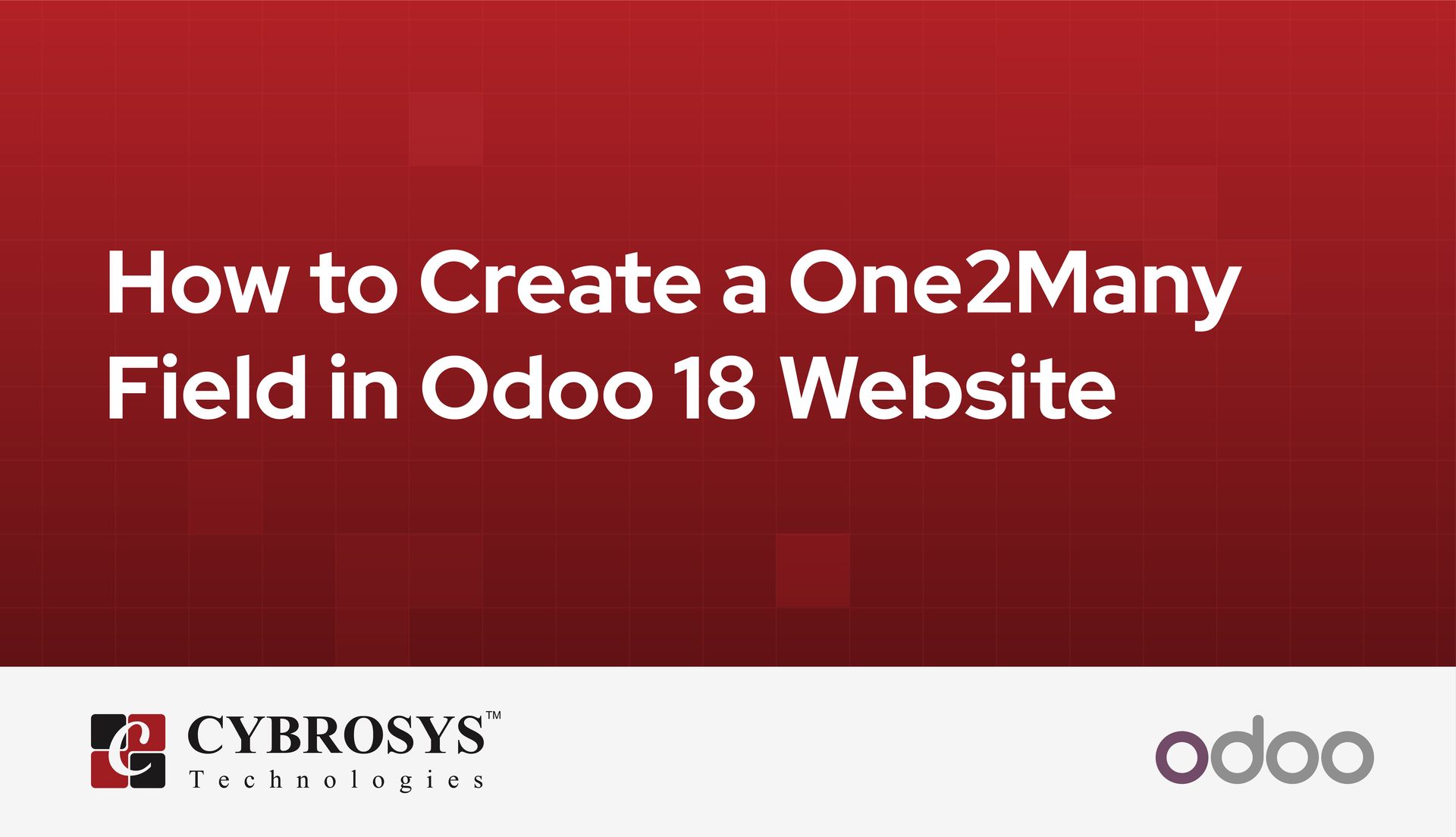 How to Create a One2Many Field in Odoo 18 Website