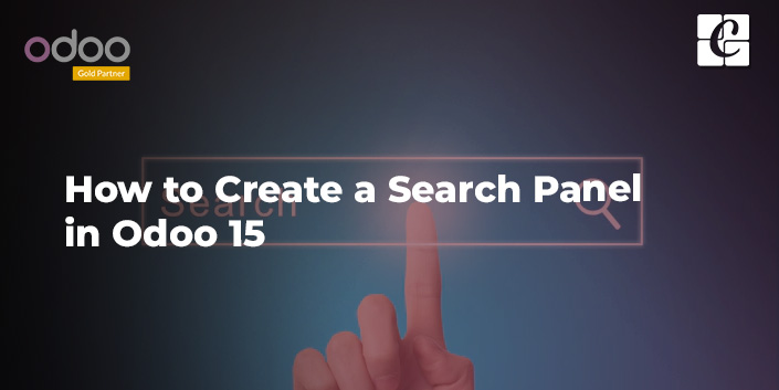 How to Create and Configure Search Panel in the Odoo 15 version?