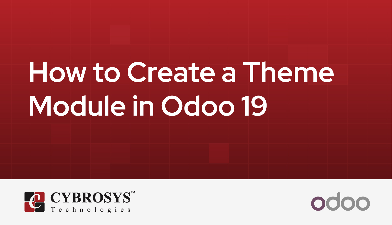 How to Create a Theme Module in Odoo 19