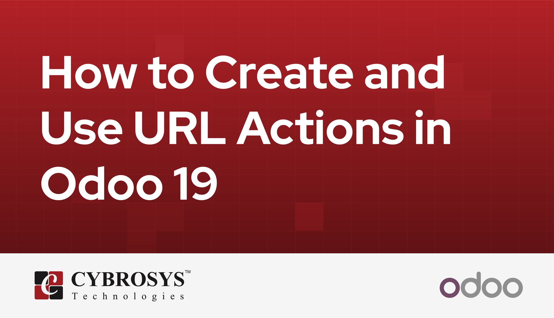 How to Create and Use URL Actions in Odoo 19