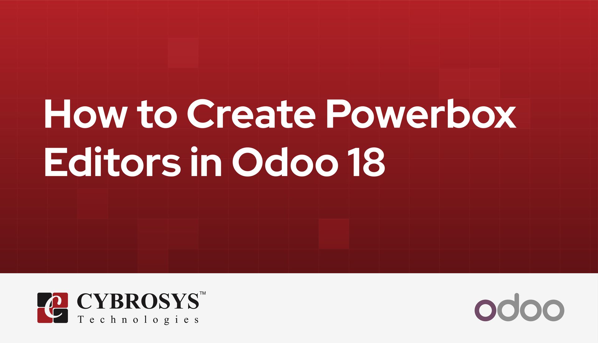 How to Create Powerbox Editors in Odoo 18