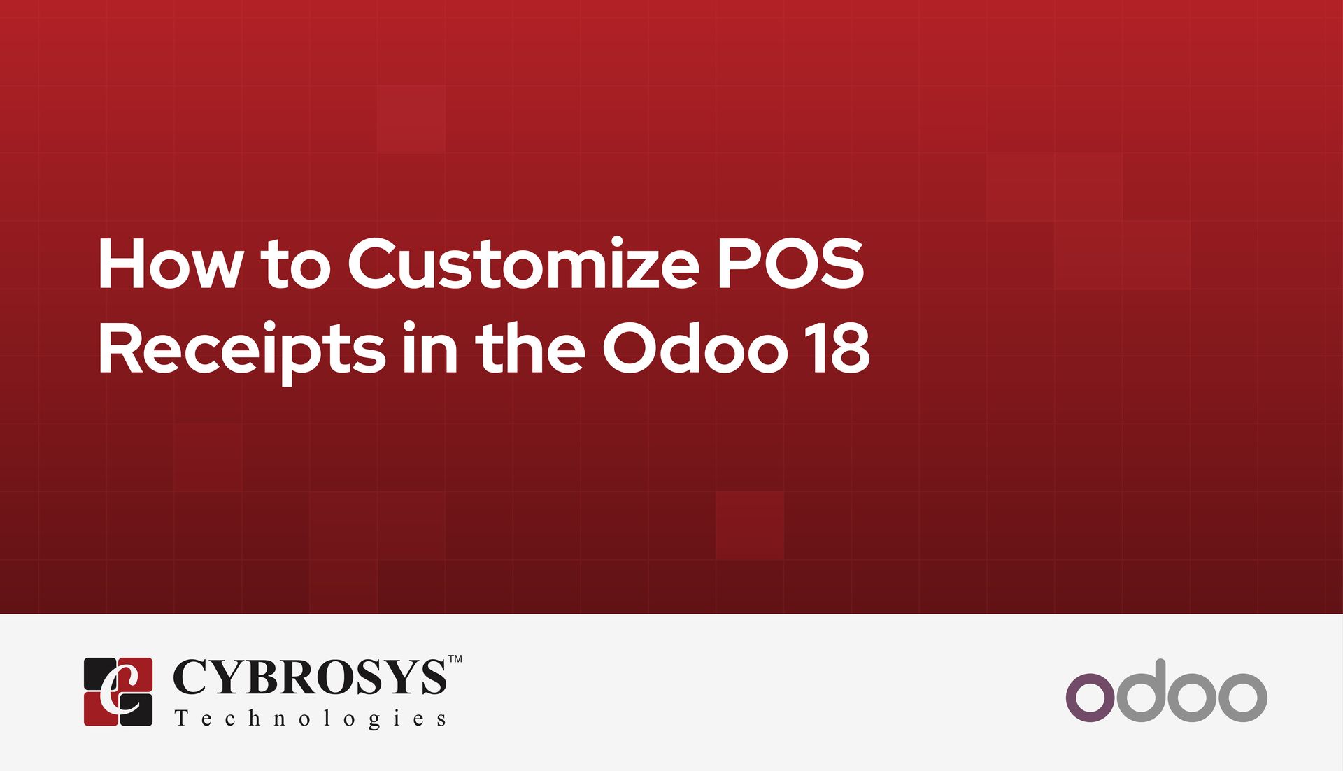 How to Customize POS Receipts in the Odoo 18