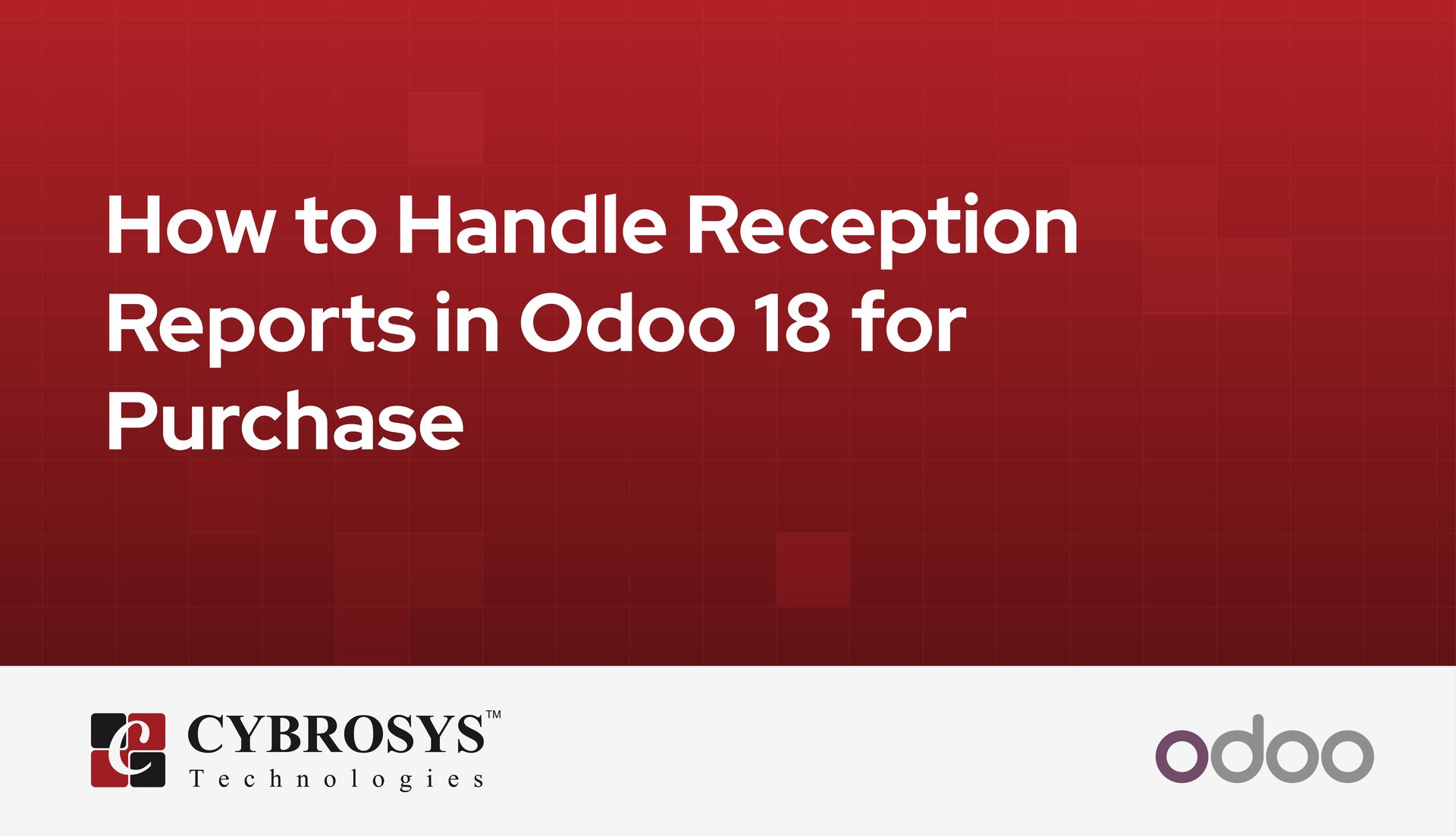 How to Handle Reception Reports in Odoo 18 for Purchase