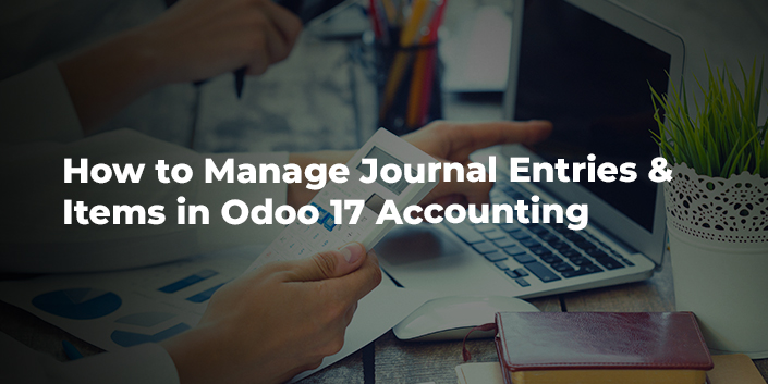 How to Manage Journal Entries & Items in Odoo 17 Accounting
