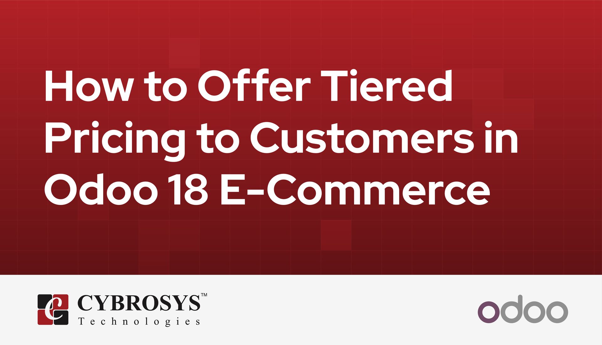 How to Offer Tiered Pricing to Customers in Odoo 18 E-Commerce