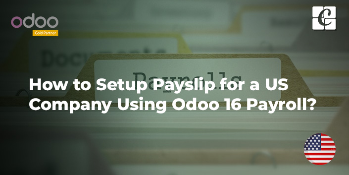 How to Setup Payslip for a US Company Using Odoo 16 Payroll?