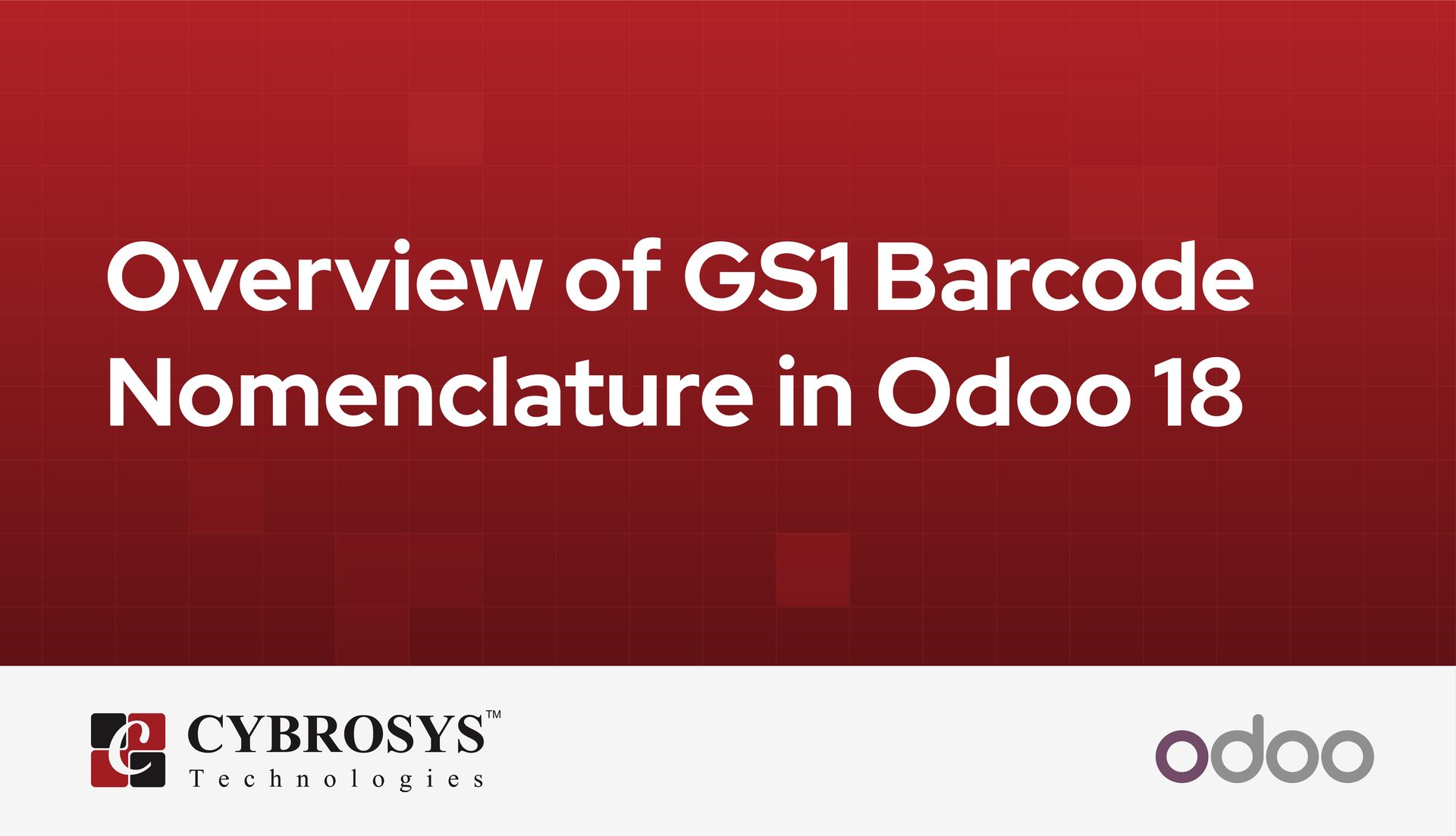 Overview of GS1 Barcode Nomenclature in Odoo 18