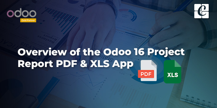 Overview of the Odoo 16 Project Report PDF & XLS App