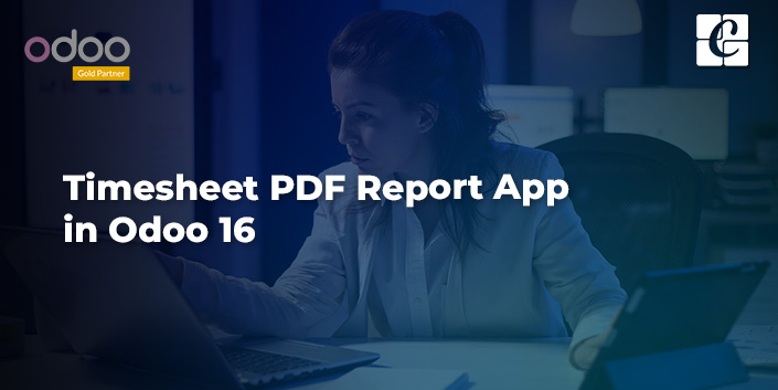 Timesheet PDF Report App in Odoo 16