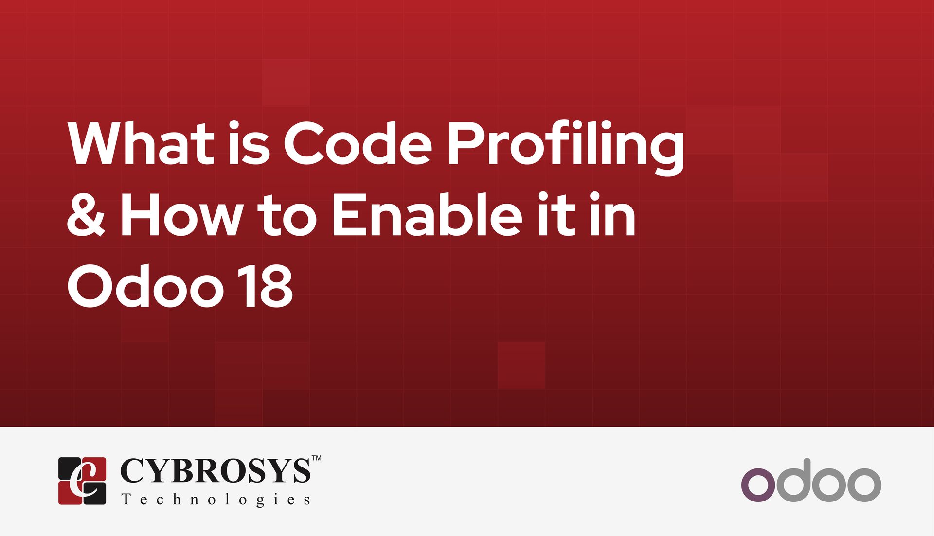 What Is Code Profiling And How To Enable It In Odoo 18