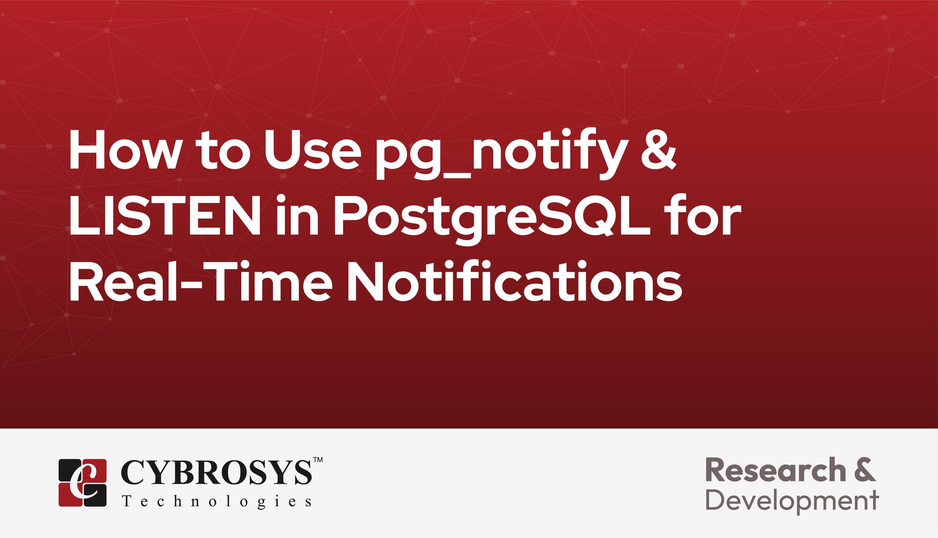 How To Use Pgnotify And Listen In Postgresql For Real Time Notifications