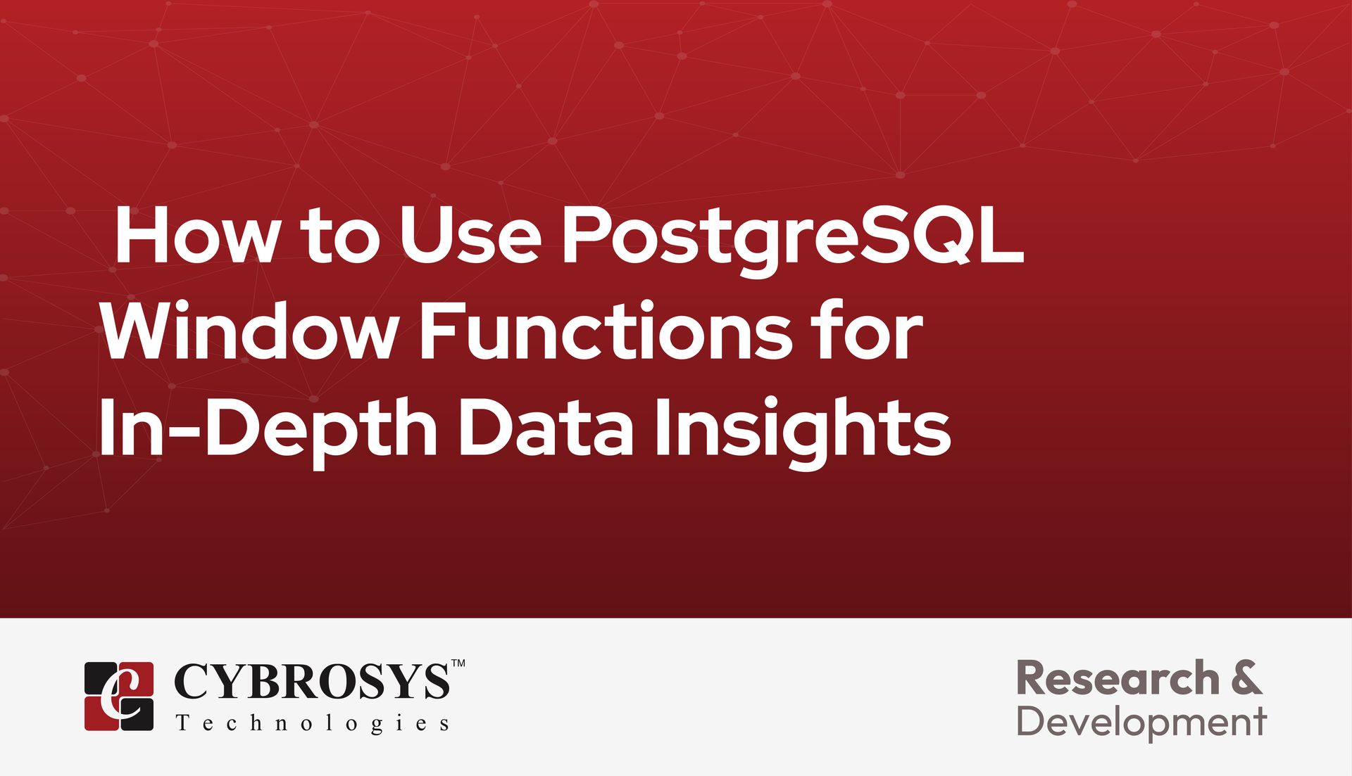 How To Use Postgresql Window Functions For In Depth Data Insights 8342