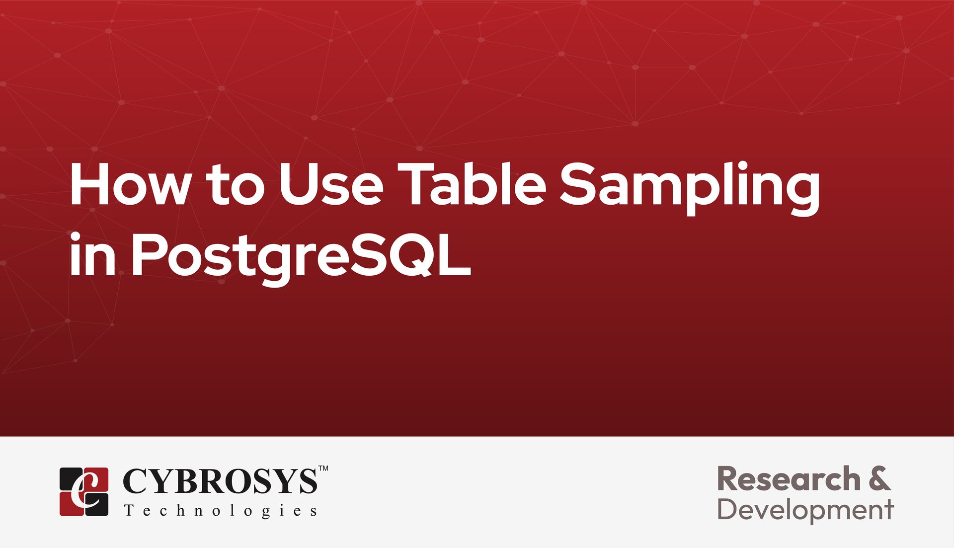 How to Use Table Sampling in PostgreSQL