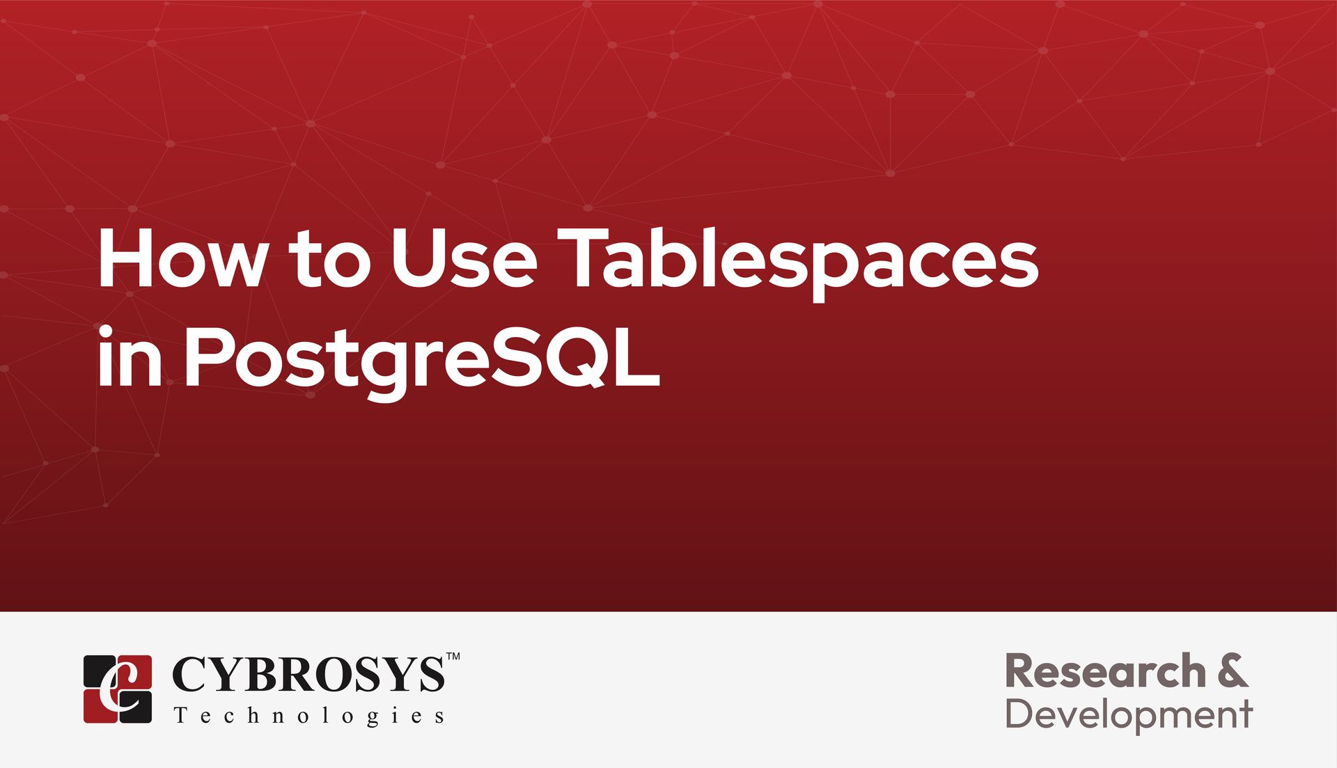How To Use Tablespaces In Postgresql
